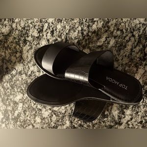 TOP Moda | Shoes | Black Sandals | Poshmark